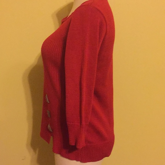 Putorti | Sweaters | Neiman Marcus Putorti Red Ribbed Scoop Neck | Poshmark